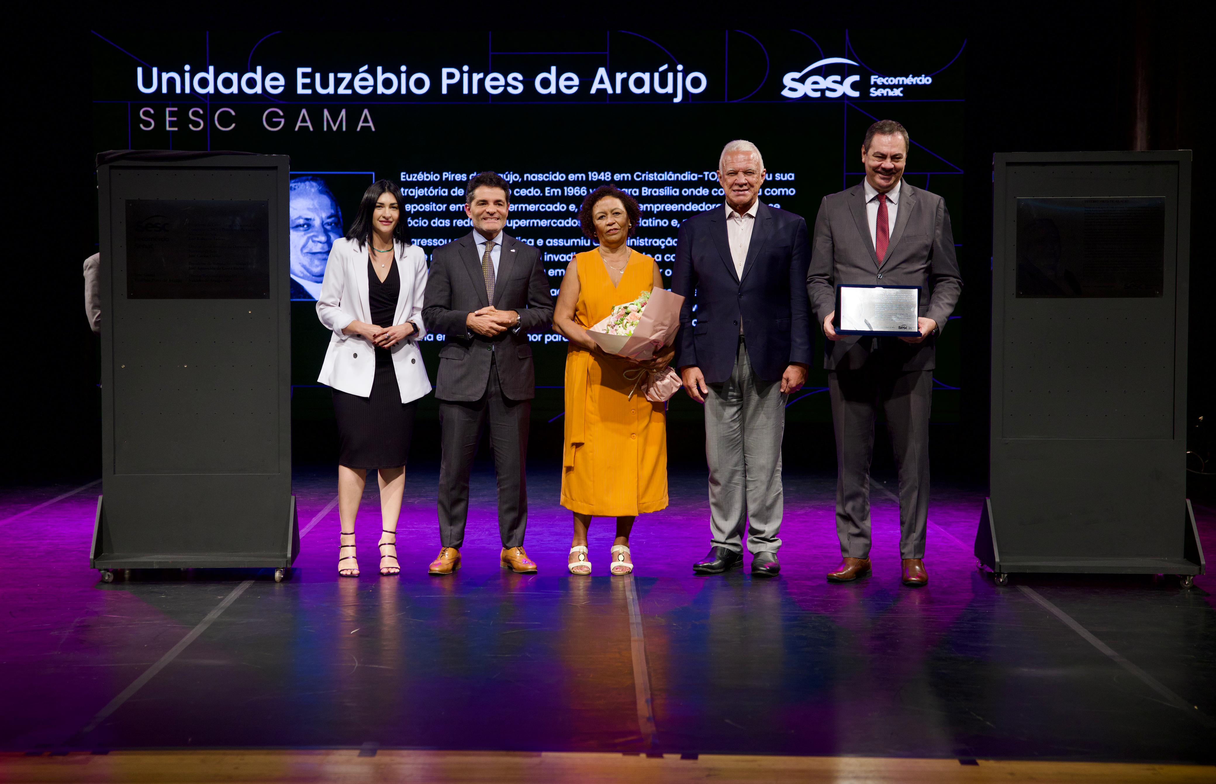 Unidade do Sesc Gama é nomeada Euzébio Pires de Araújo em homenagem ao ex-administrador da ...